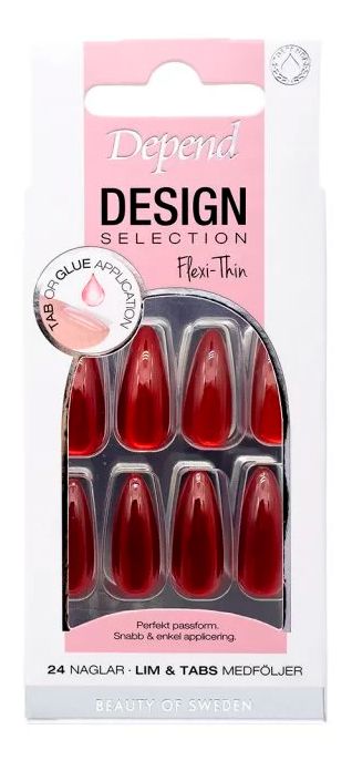 Køb Depend Design Selection Ruby Red Almond billigt hos Med24.dk