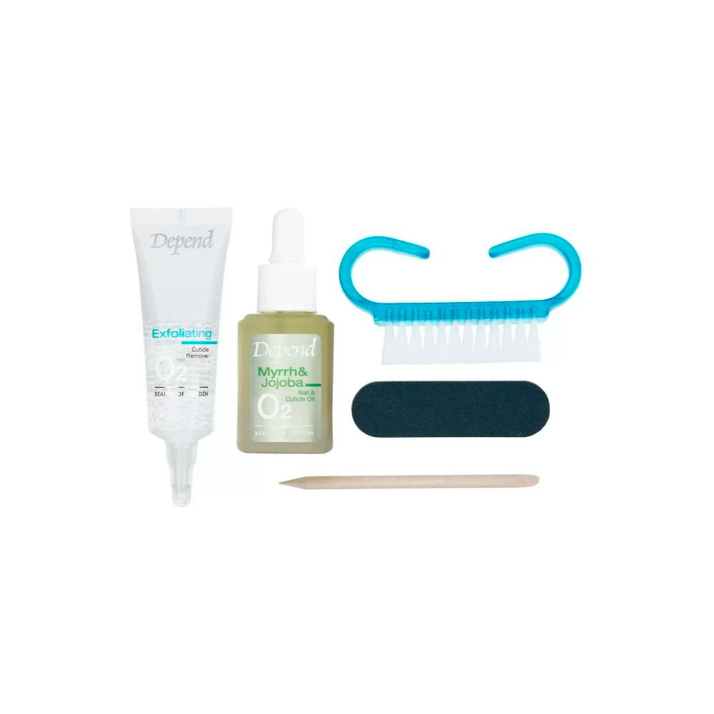 Køb Depend 2 step Action Nail Care Kit billigt hos Med24.dk