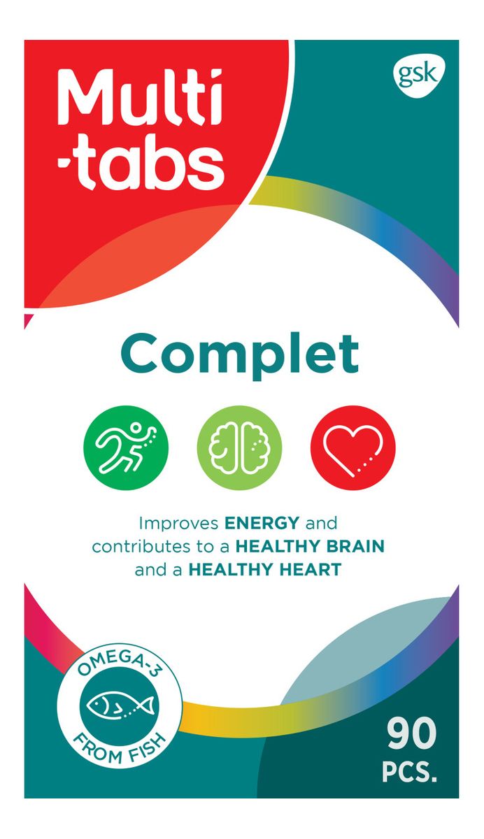 Køb Multi-Tabs Complet kapsler med omega-3 - 90 kaps. hos Med24.dk