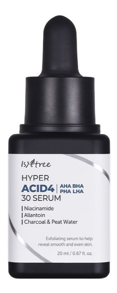 Køb Isntree Hyper Acid 4 AHA BHA PHA LHA 30 Serum | Med24.dk