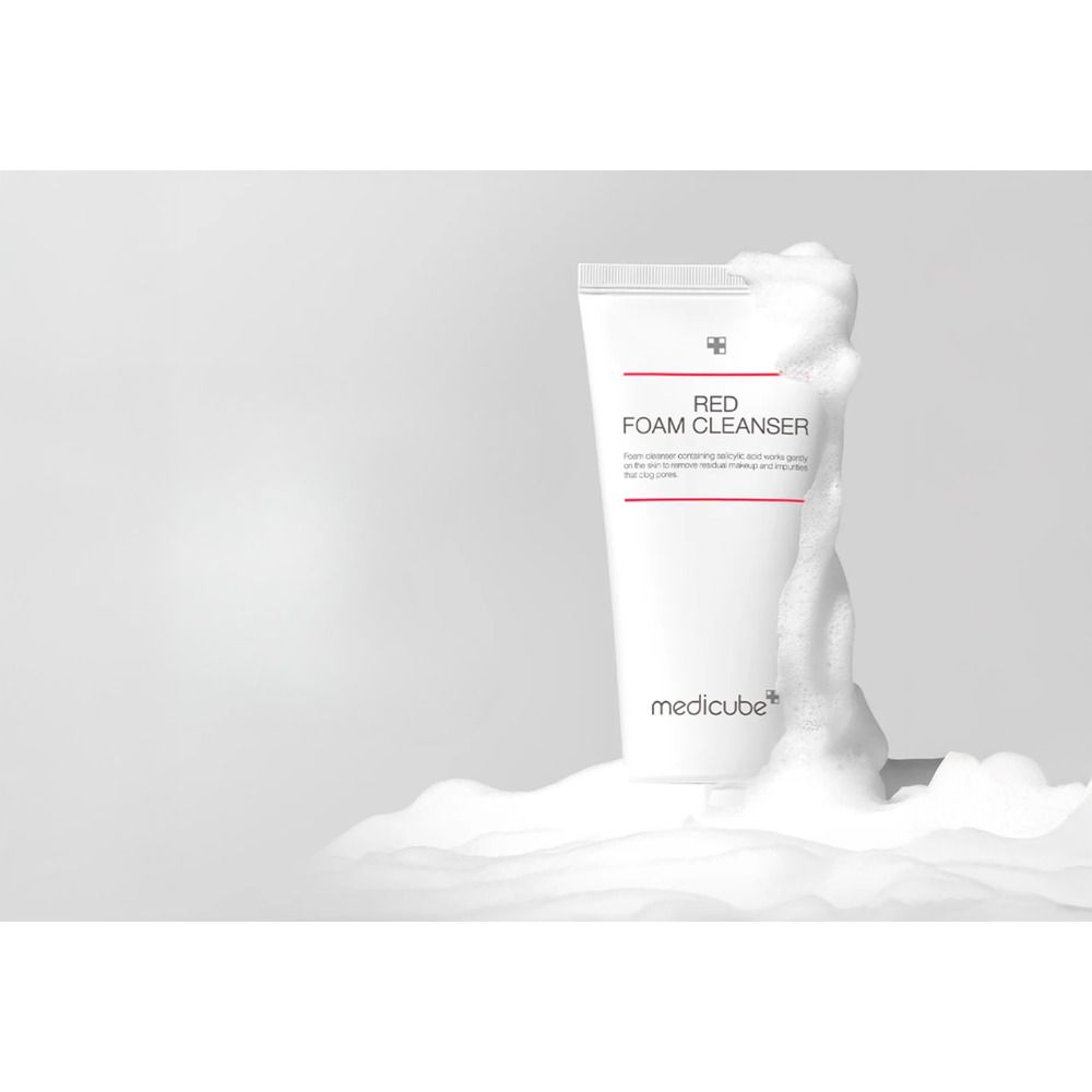 Køb Medicube Red Foam Cleanser billigt hos Med24.dk