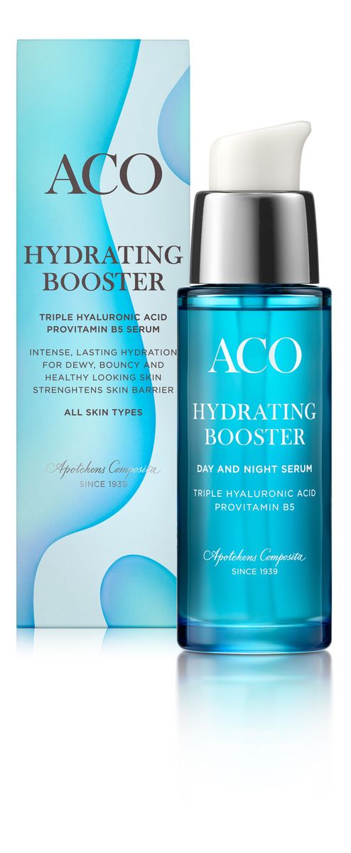 Køb ACO Hydrating Vitamin B Booster - 30 ml. hos Med24.dk
