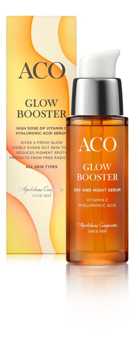 Køb ACO Glow Vitamin C Booster Serum - 30 ml. hos Med24.dk