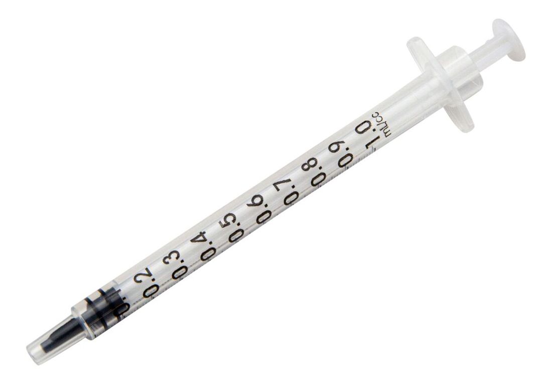Køb Chirana 3-Delt Engangssprøjte - 1 ml. billigt hos Med24.dk