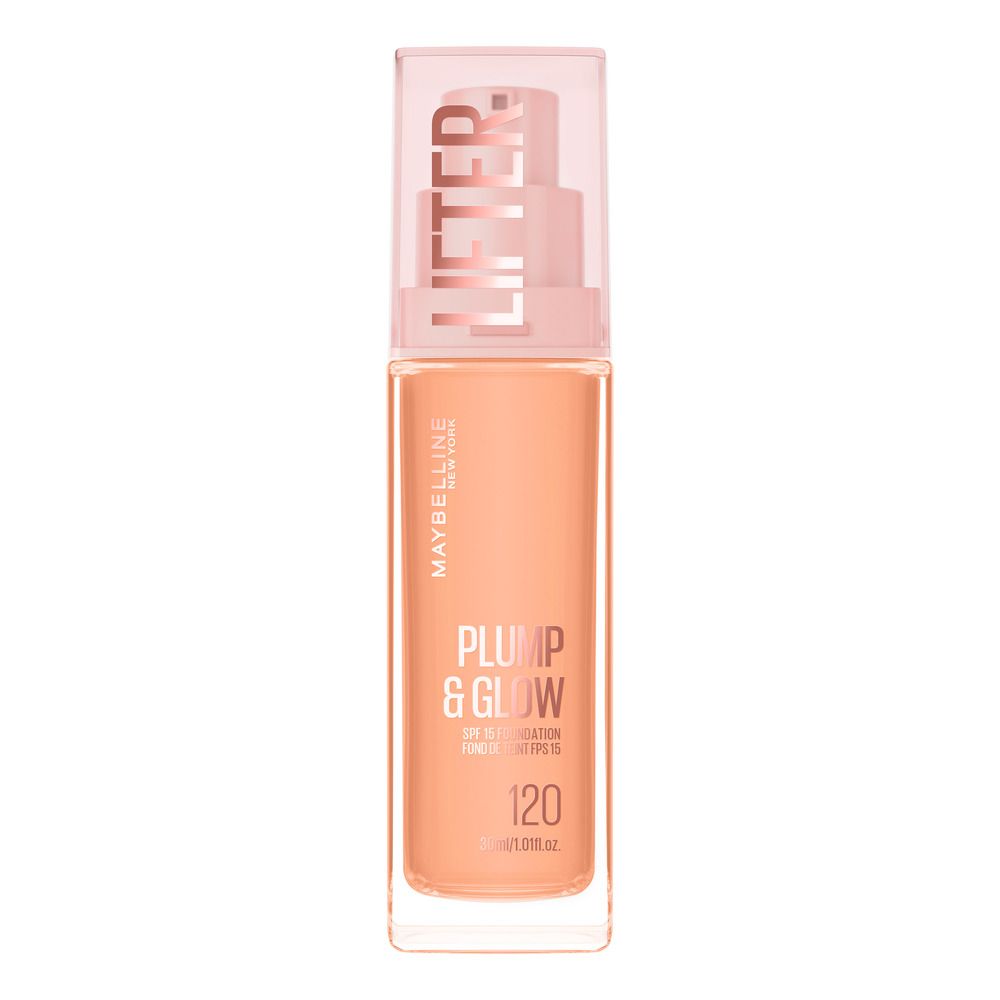 Køb Maybelline Lifter Plump & Glow Foundation 120 hos Med24.dk
