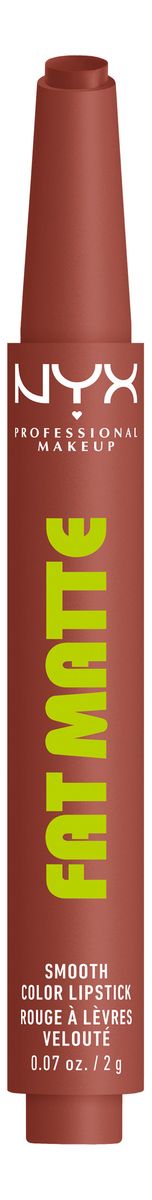 NYX Professional Fat Matte Slick Click Lip Balm - 08 Toasty Taupe