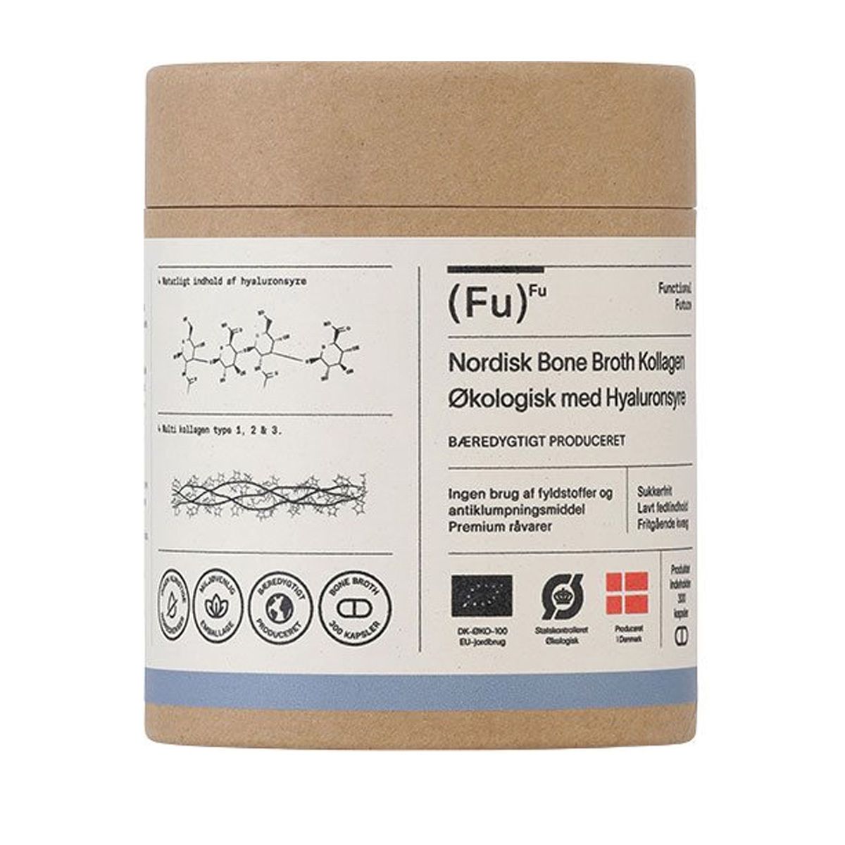 Functional Future Bone Broth Collagen Kapsler m. hyaluronsyre Ø