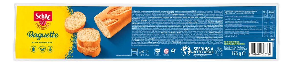 Køb Schär Baguette - 175 g. billigt hos Med24.dk