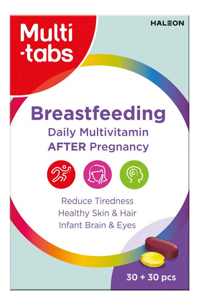 Køb Multi-Tabs Breastfeeding - 30 + 30 stk. billigt hos Med24.dk