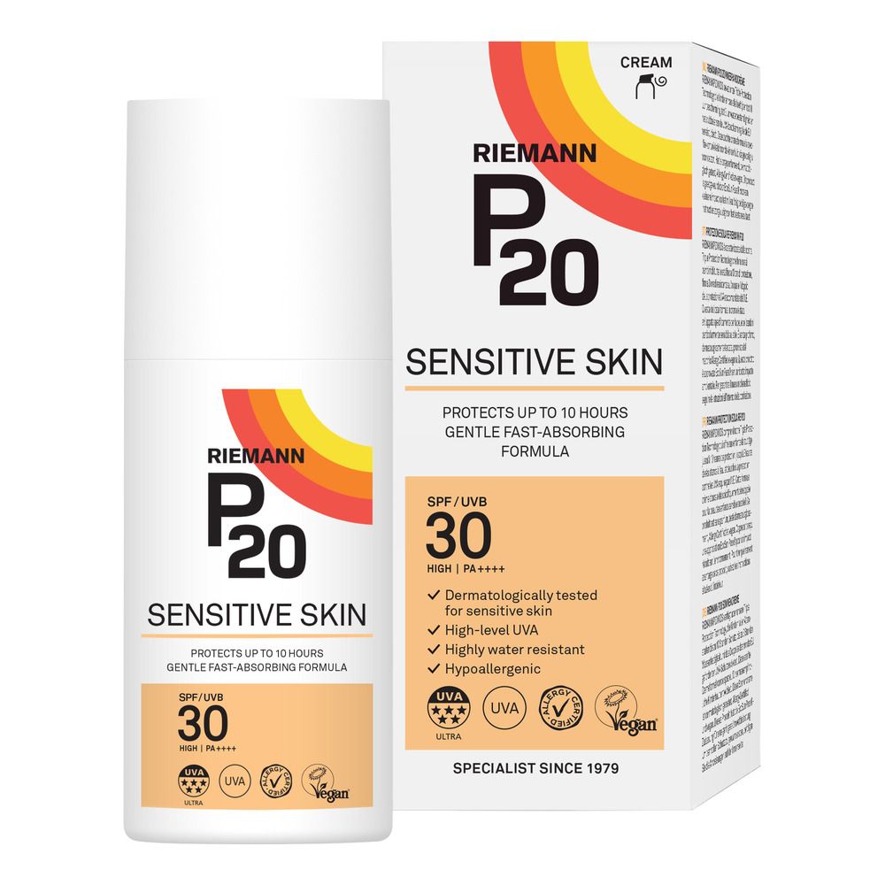 Køb Riemann P20 Sensitive Skin SPF 30 - 200 ml. hos Med24.dk