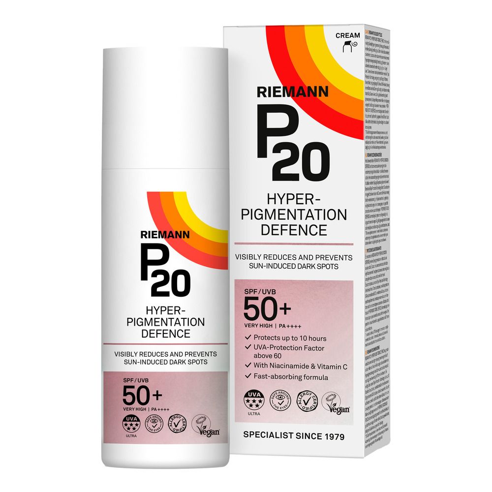 Køb Riemann P20 Hyperpigmentation Defence SPF50+ - 50 g. hos Med24.dk