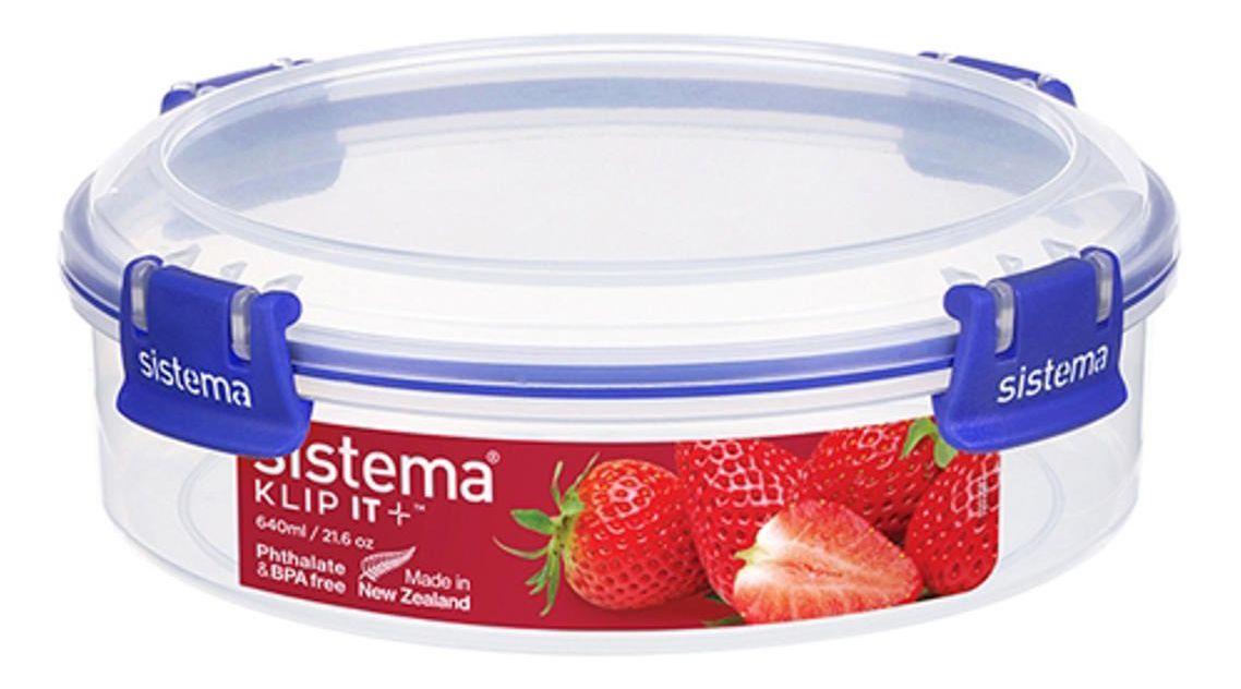 Køb Sistema Klip It Plus Round 640 ml billigt hos Med24.dk